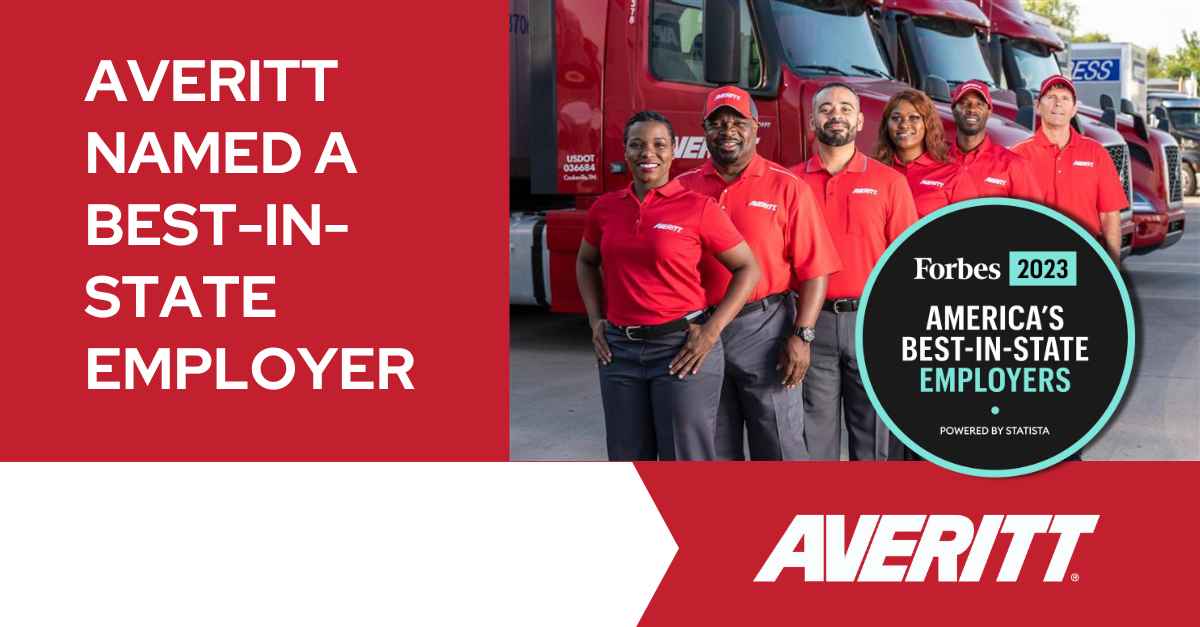 Averitt Named on Forbes List of America’s Best-in-State Employers 2023